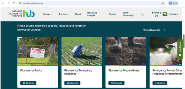 Be prepared and pro-active via the National Biosecurity Training Hub ...
